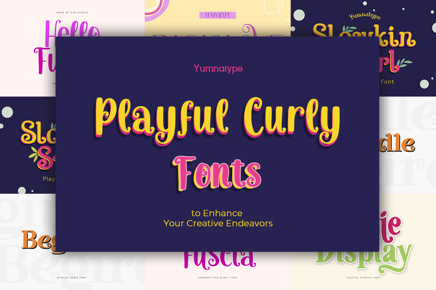 Playful Curly Fonts to Enhance Your Creative Endeavors