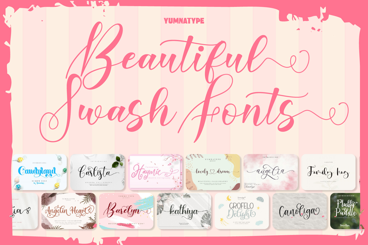 17 Beautiful Swash Fonts To Enhance Your Creative Design - Yumna Type